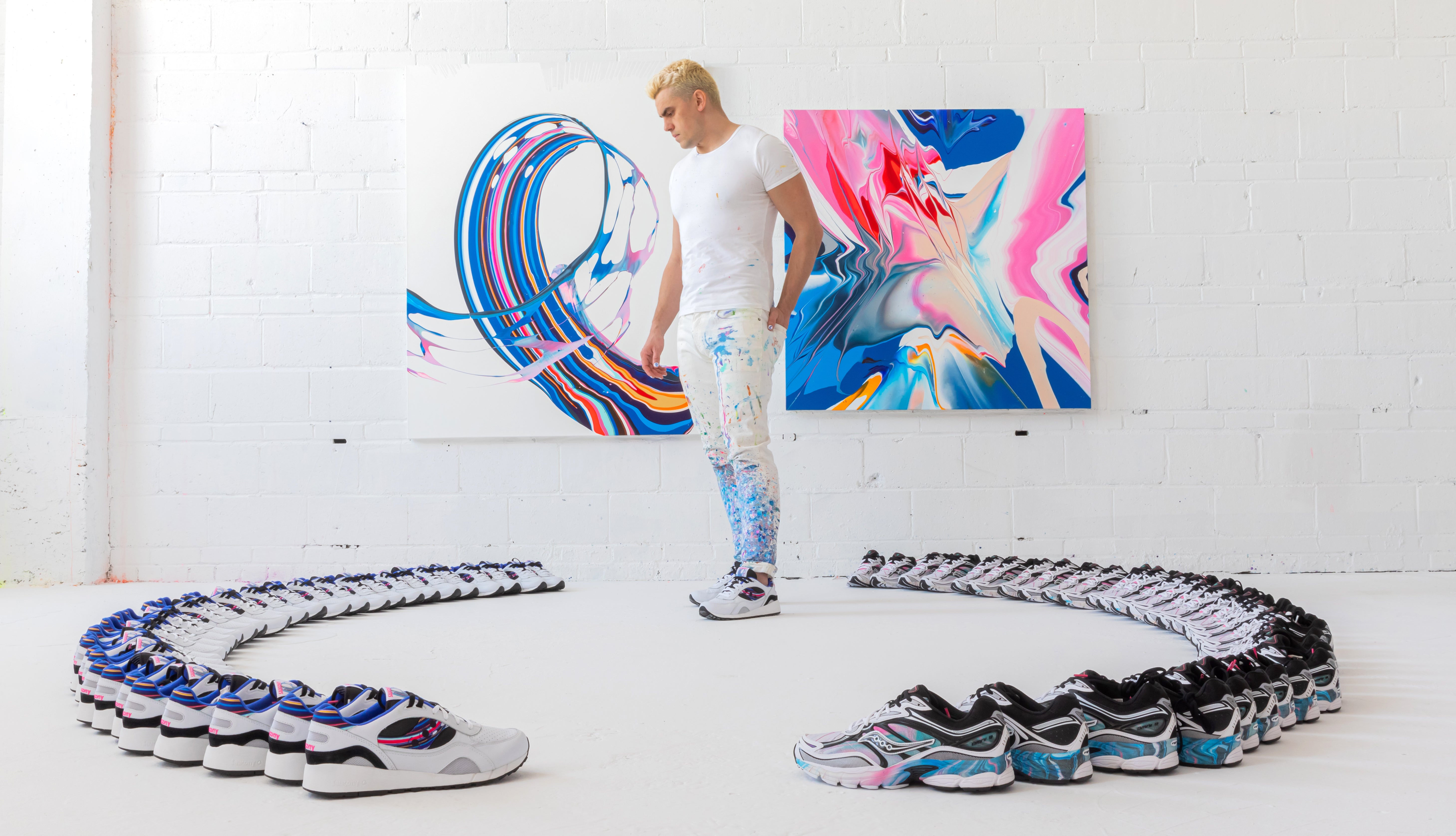 SAUCONY AND CALLEN SCHAUB COME TOGETHER TO FUSE ART AND ATHLETICISM ...