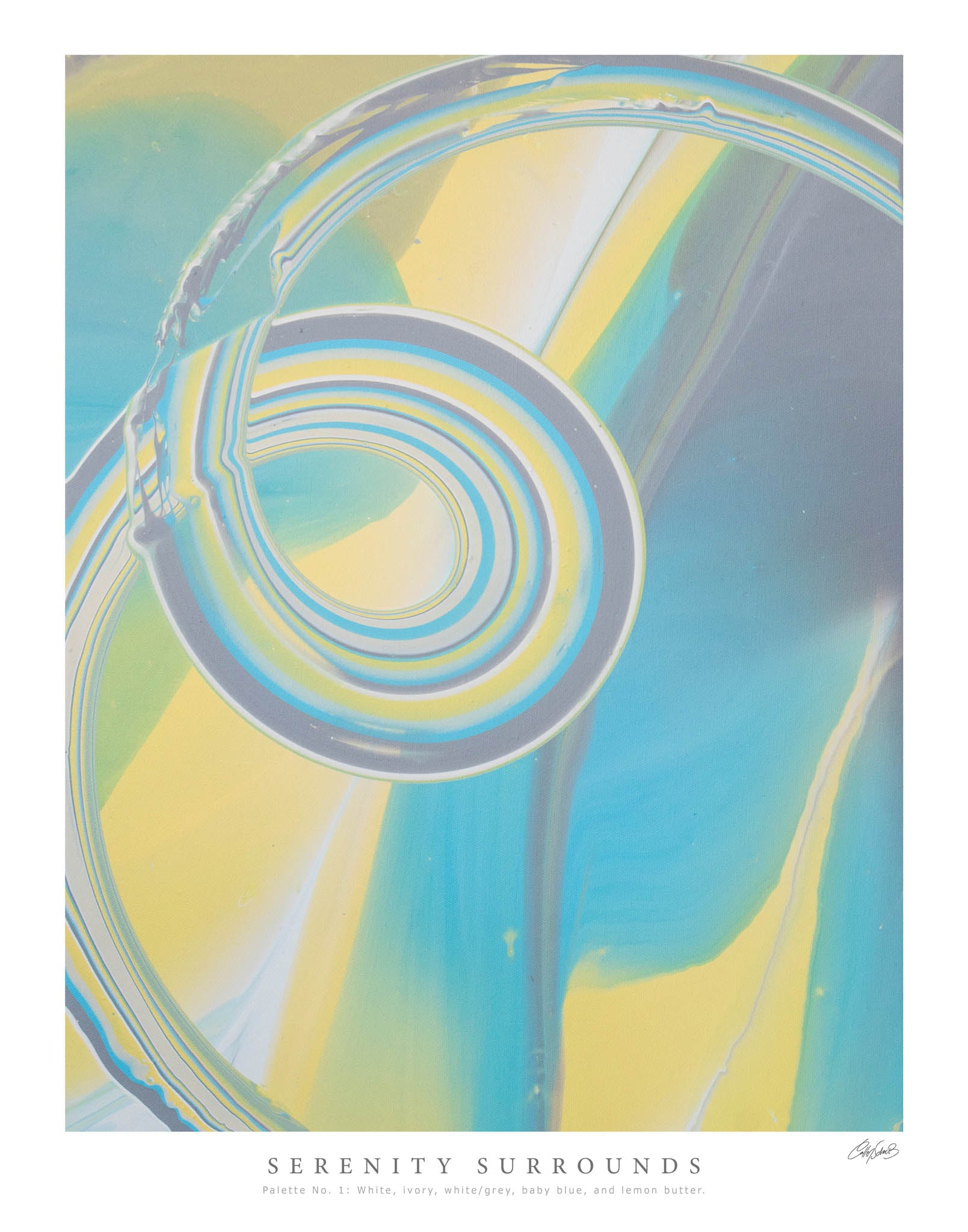 SERENITY SURROUNDS Print – Callen Schaub Art Inc.