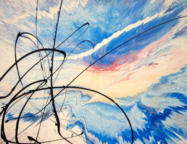 GALACTIC CHAINSAW CALLIGRAPHY – Callen Schaub Art Inc.